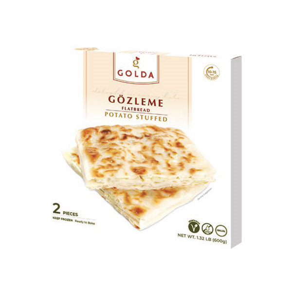 Golda Gozleme-Flatbread w/ Potatoes Stuffed 20*(2x300g) IN CASE ...