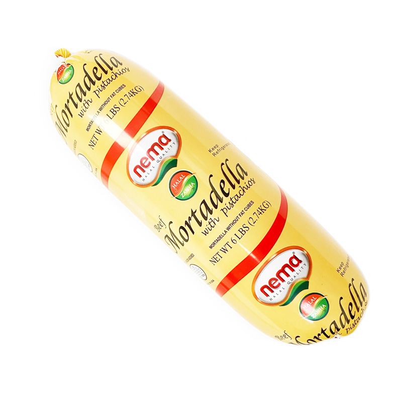 Nema Beef Mortadella with Pistachios Big Size 6 lb – CARAVAN FOODS