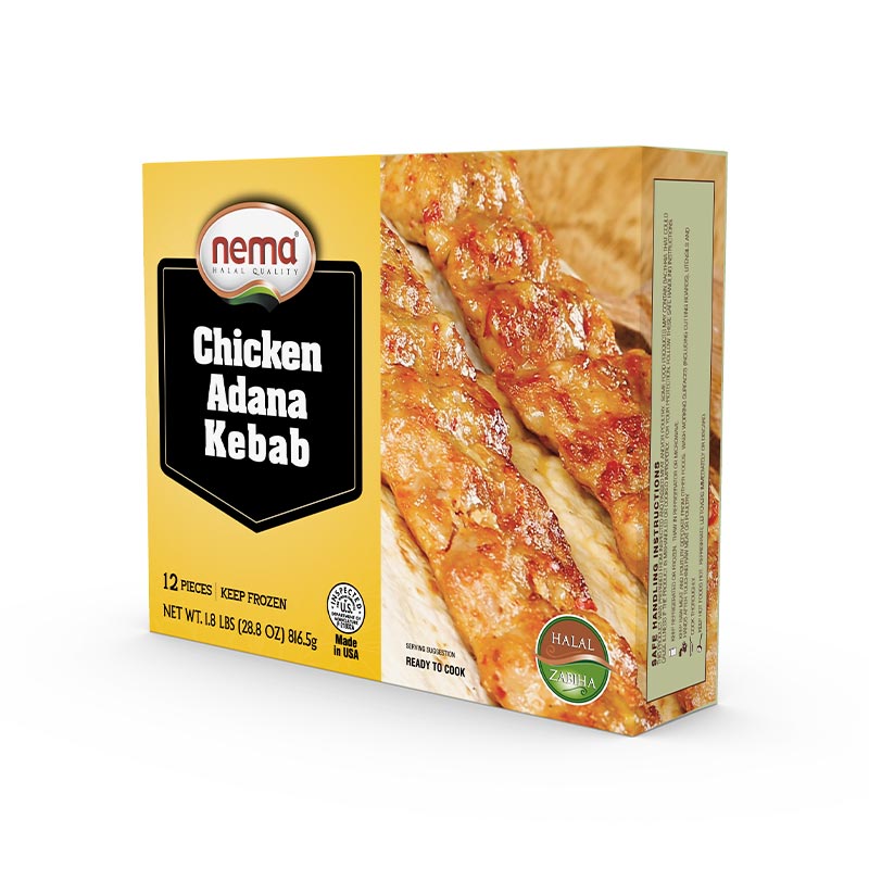 Nema Chicken Adana Kebab 1.8 lb * 10 – CARAVAN FOODS